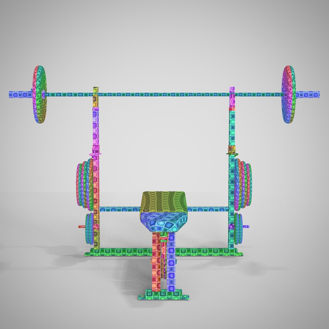 Exercise Bench 3d Model