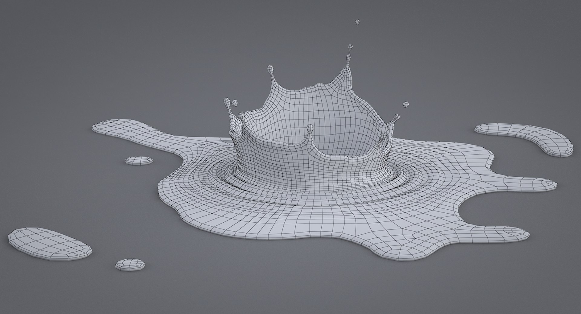 3D model abstract splash - TurboSquid 1390363