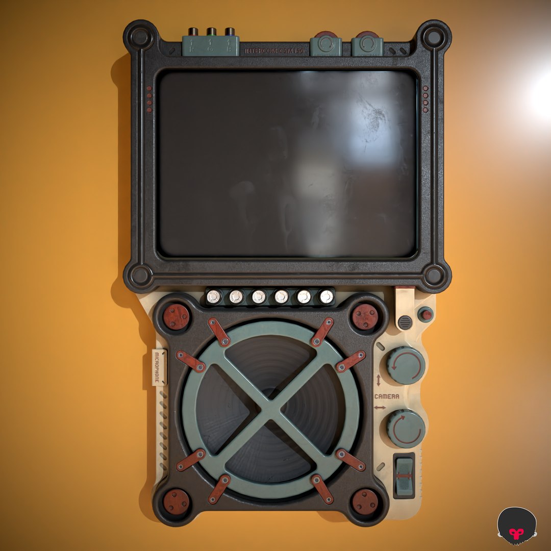 Game Ready Intercom 3D Model - TurboSquid 2190762