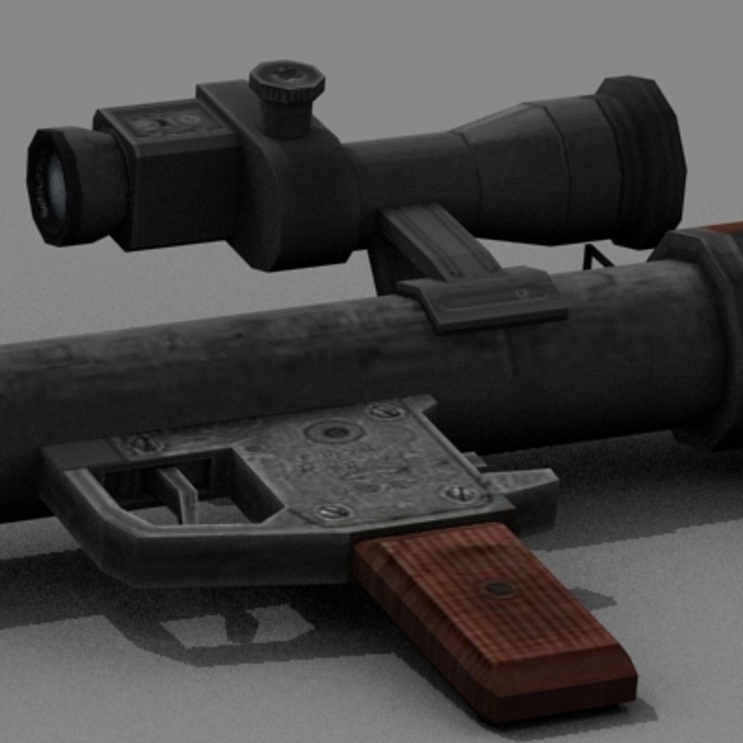 Gun Rpg 3d Model