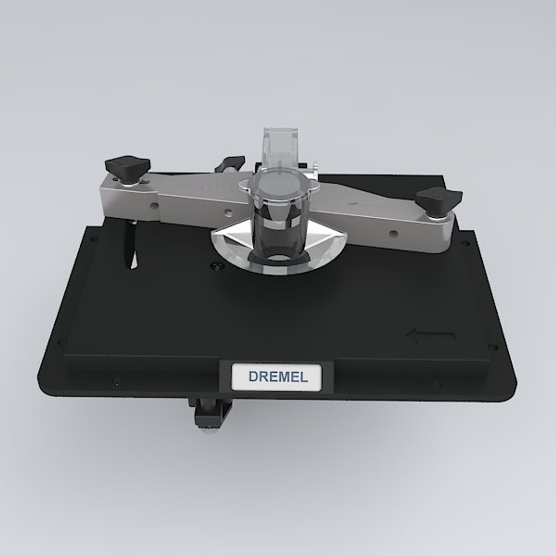 3dsmax Dremel Shaper-router Table