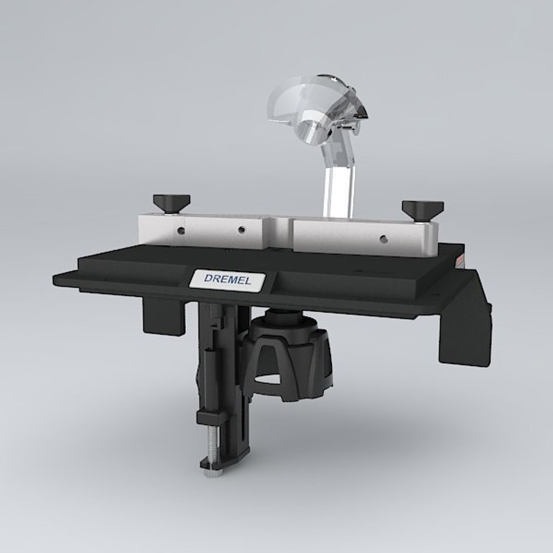 3dsmax Dremel Shaper-router Table