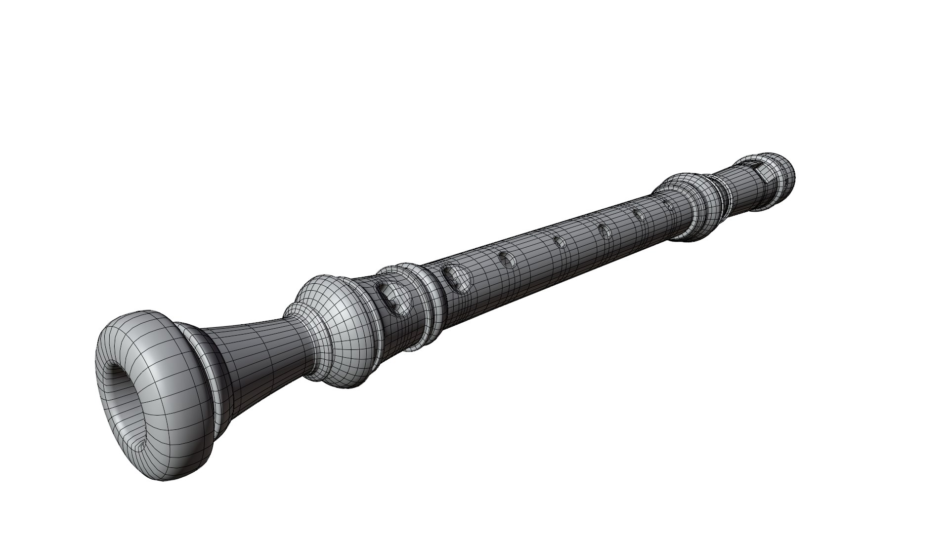 3D Recorder Musical Instrument Model - TurboSquid 2199789