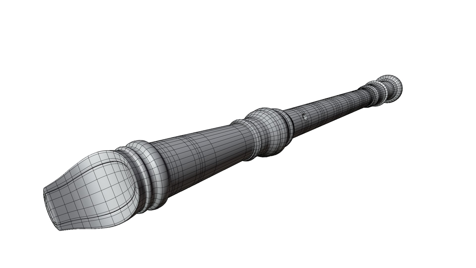 3D Recorder Musical Instrument Model - TurboSquid 2199789