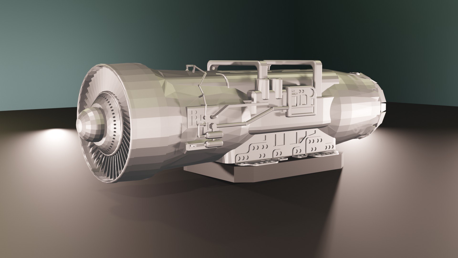 3D jet engine model - TurboSquid 1873740