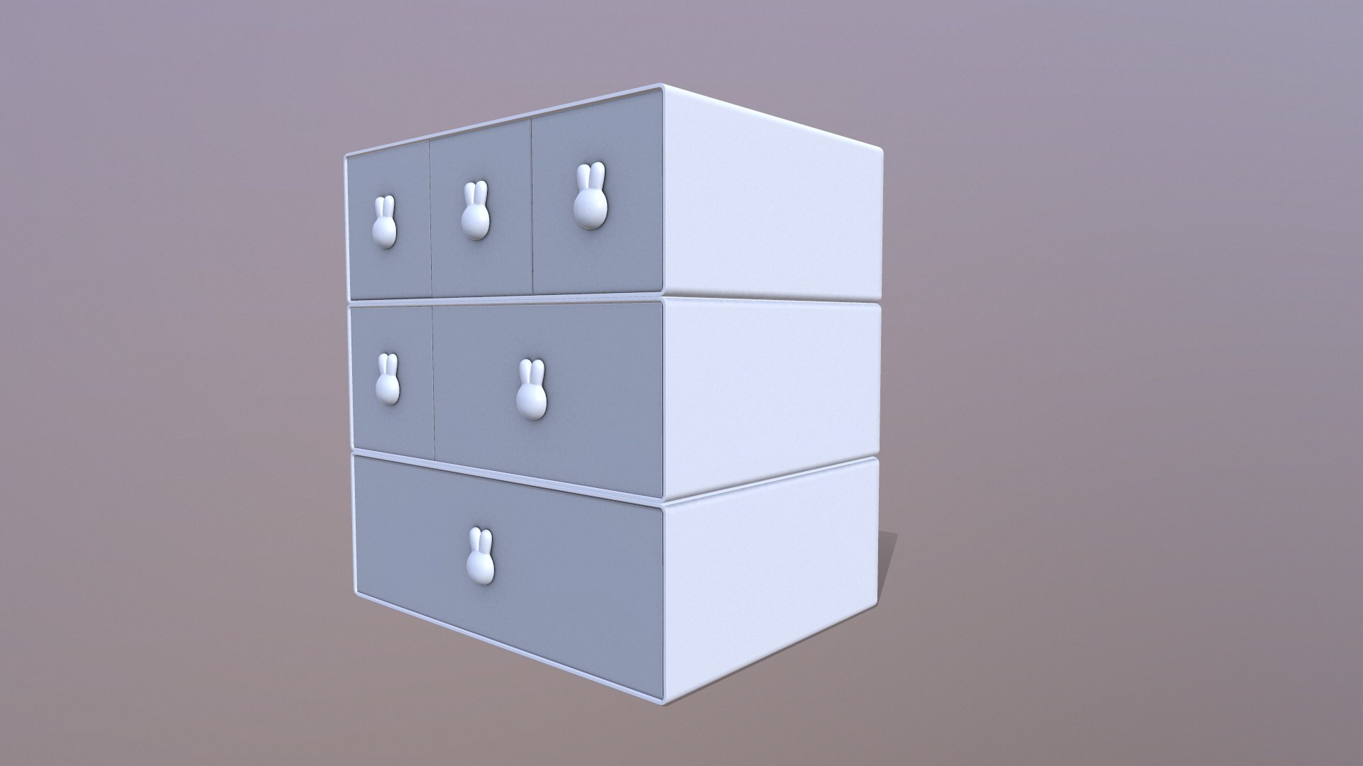 3D Dresser Drawers - TurboSquid 2270613