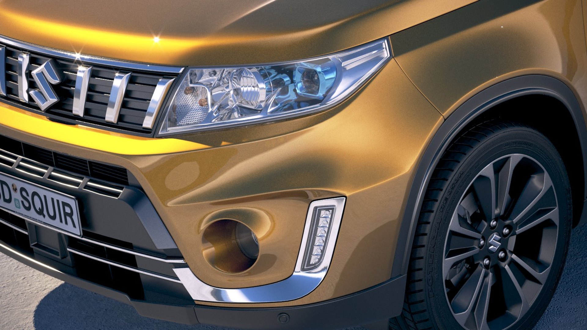 Suzuki Vitara 2019 3D Model - TurboSquid 1319314