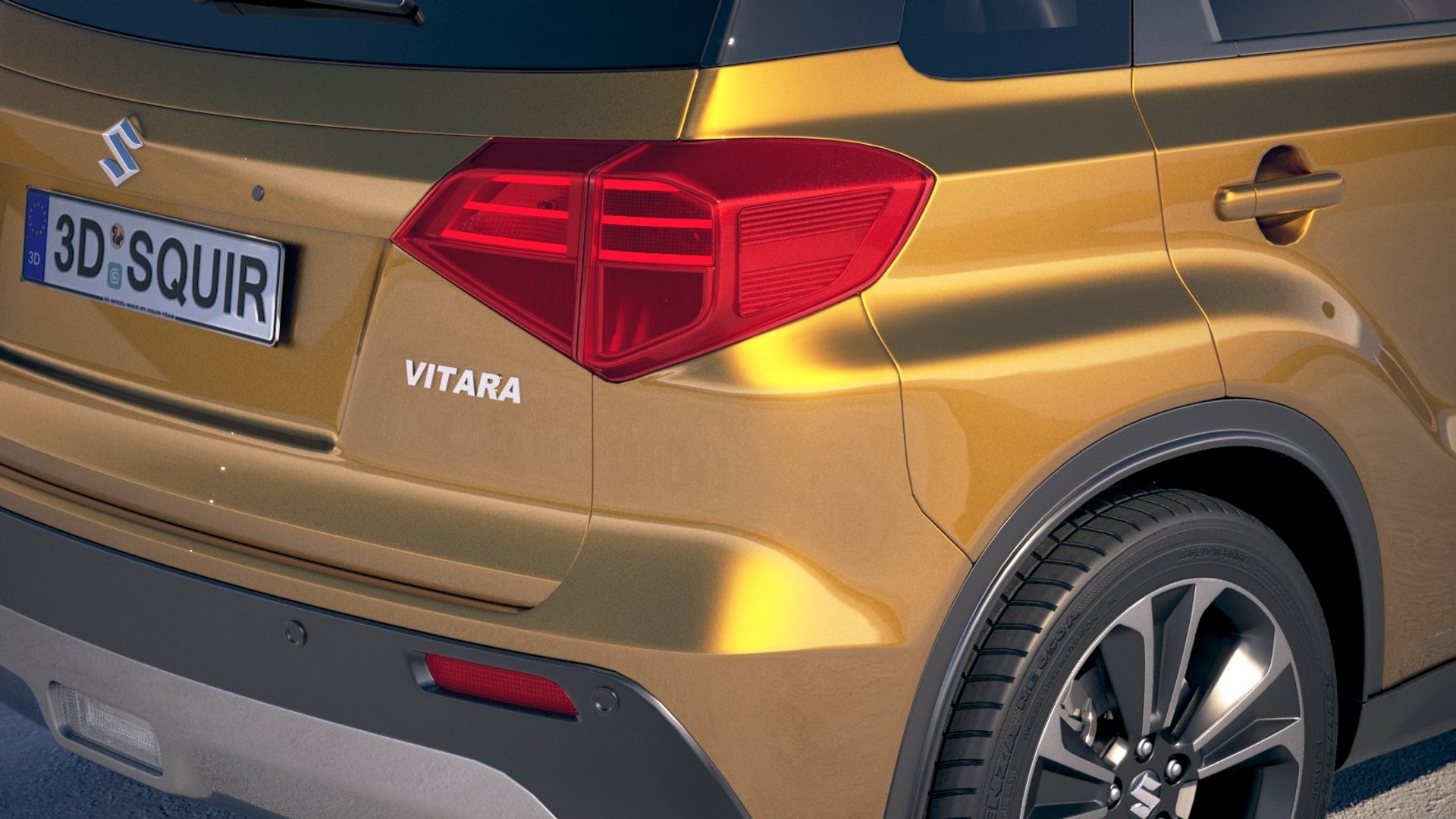 Suzuki Vitara 2019 3D Model - TurboSquid 1319314