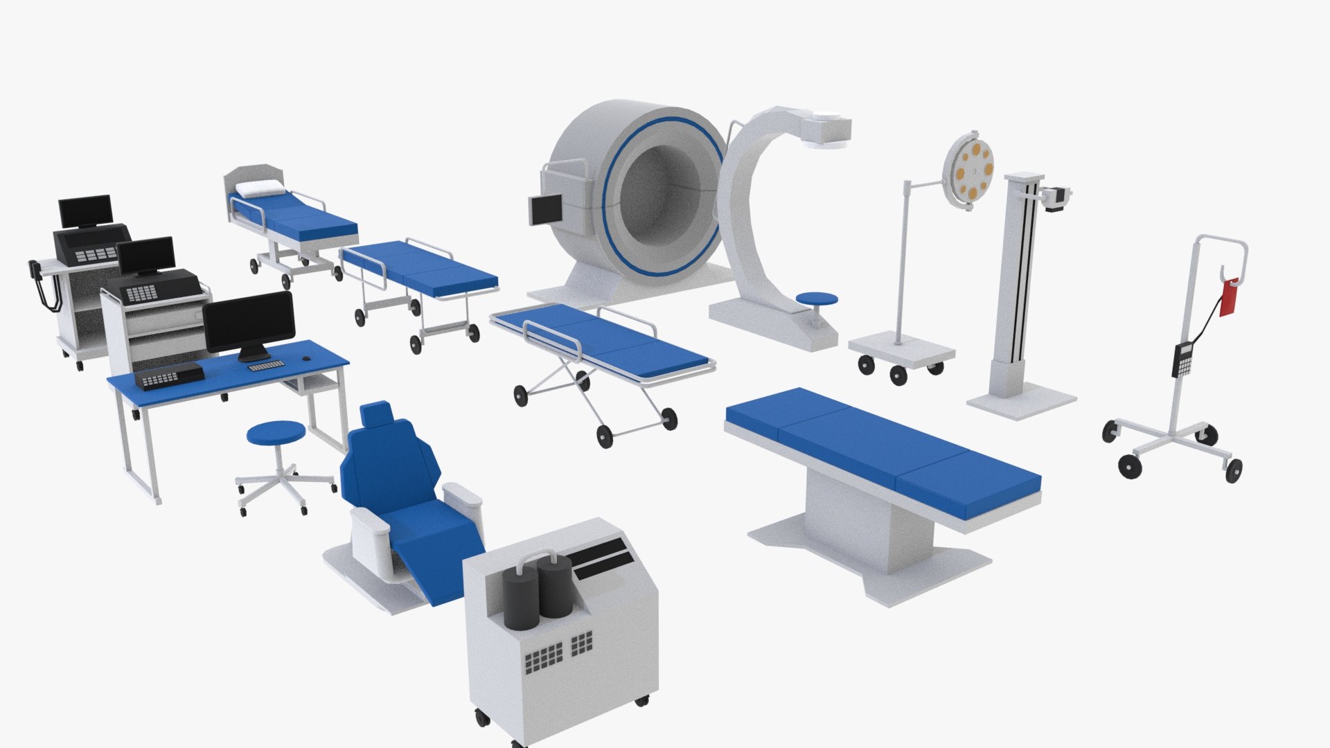 3D Hospital Object Set - TurboSquid 1898298