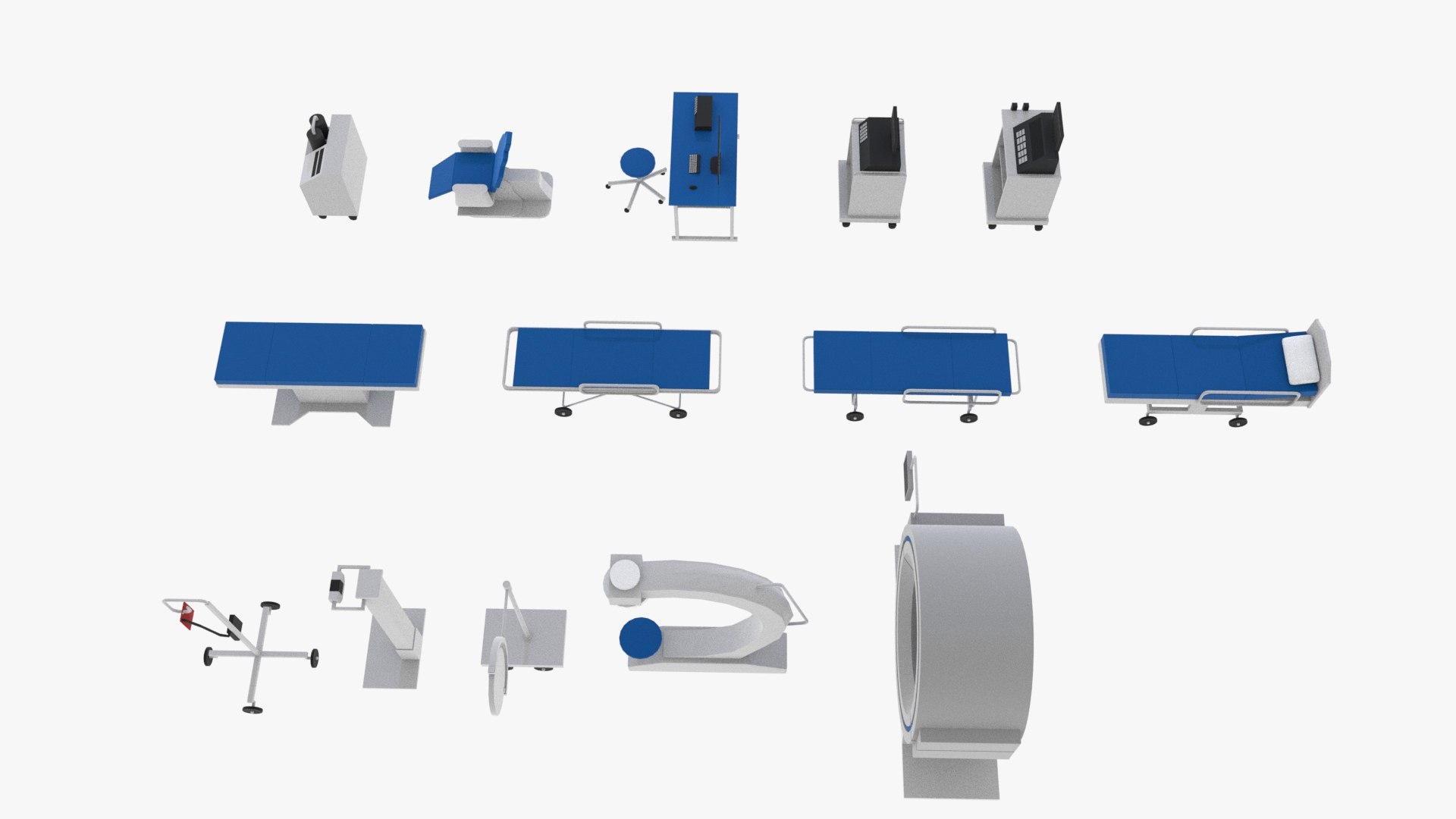 3D Hospital Object Set - TurboSquid 1898298