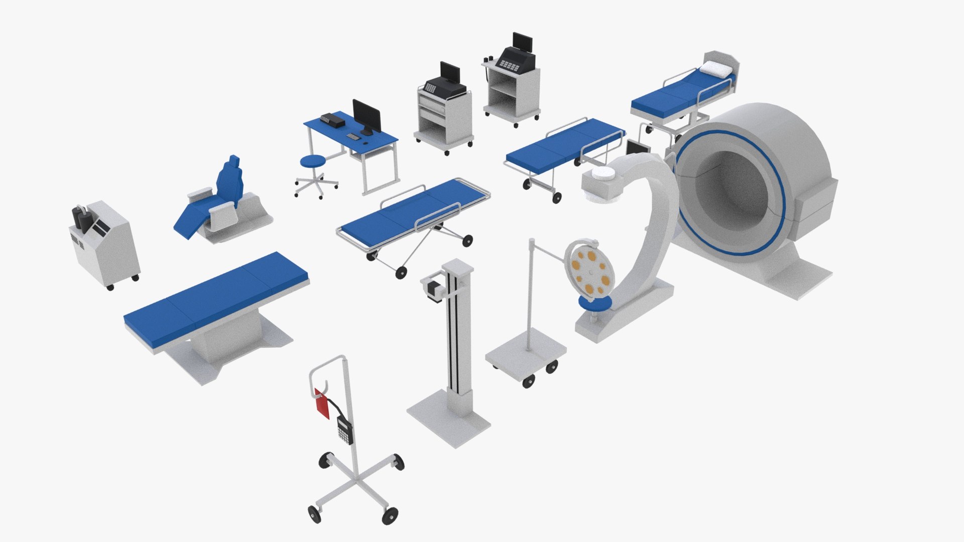 3D Hospital Object Set - TurboSquid 1898298