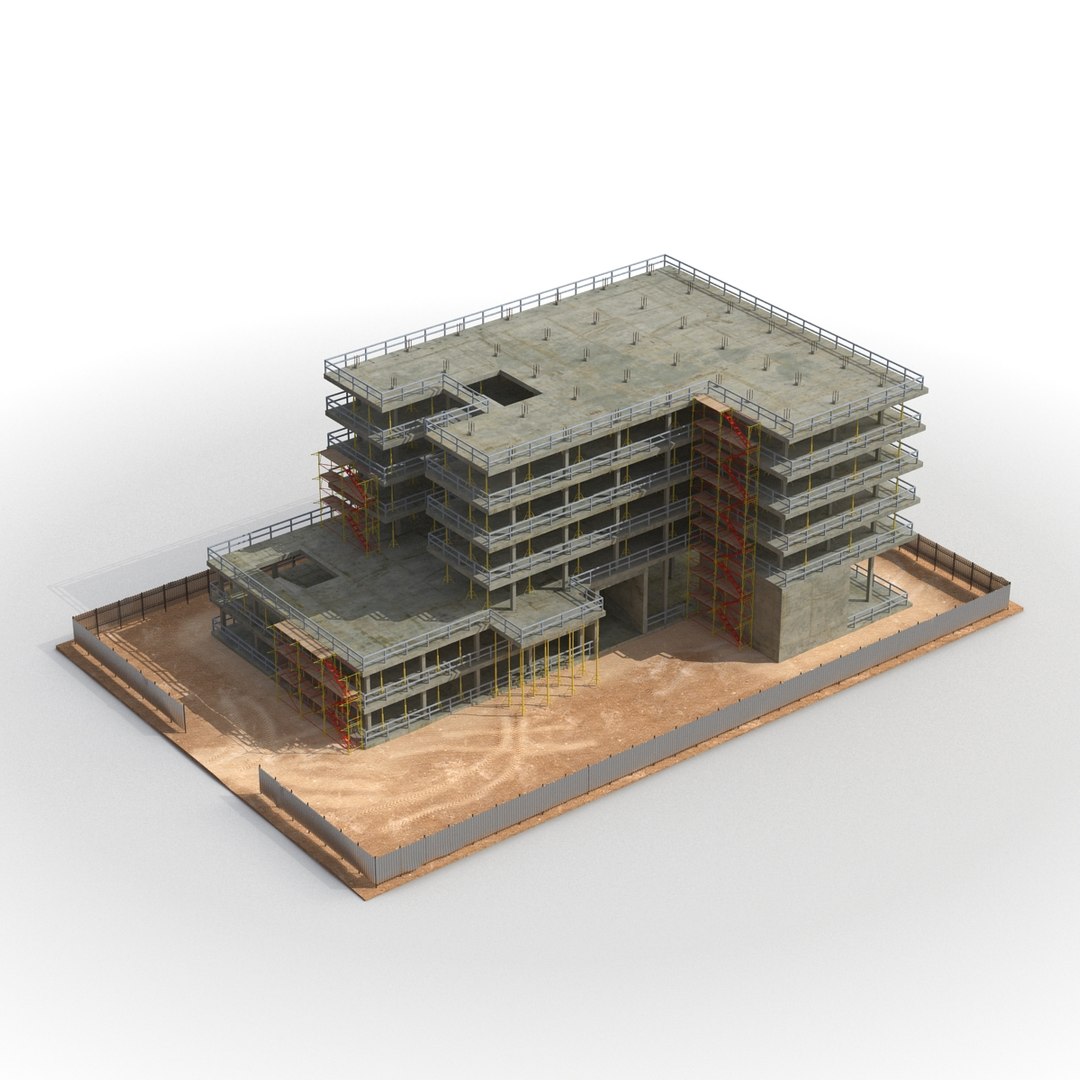 3d Building Construction Model