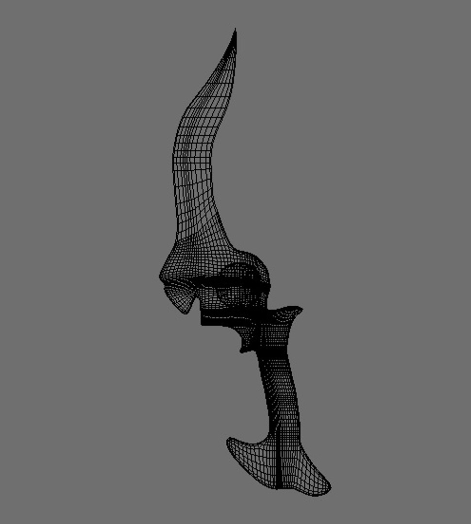 dragon eye dagger 3d model