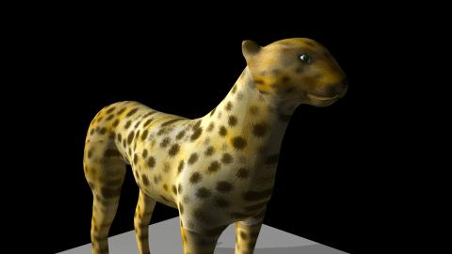 3d model cheetah