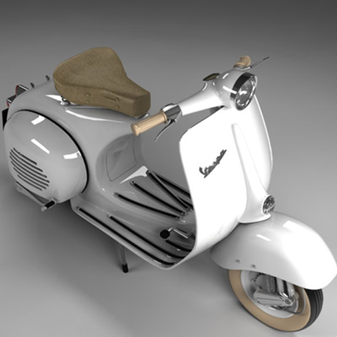 3ds max piaggio vespa