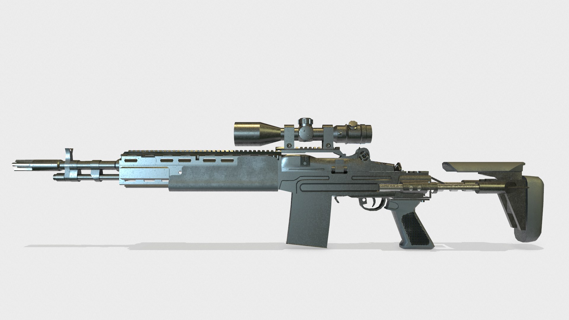 3D M14 Ebr Model - TurboSquid 1440895