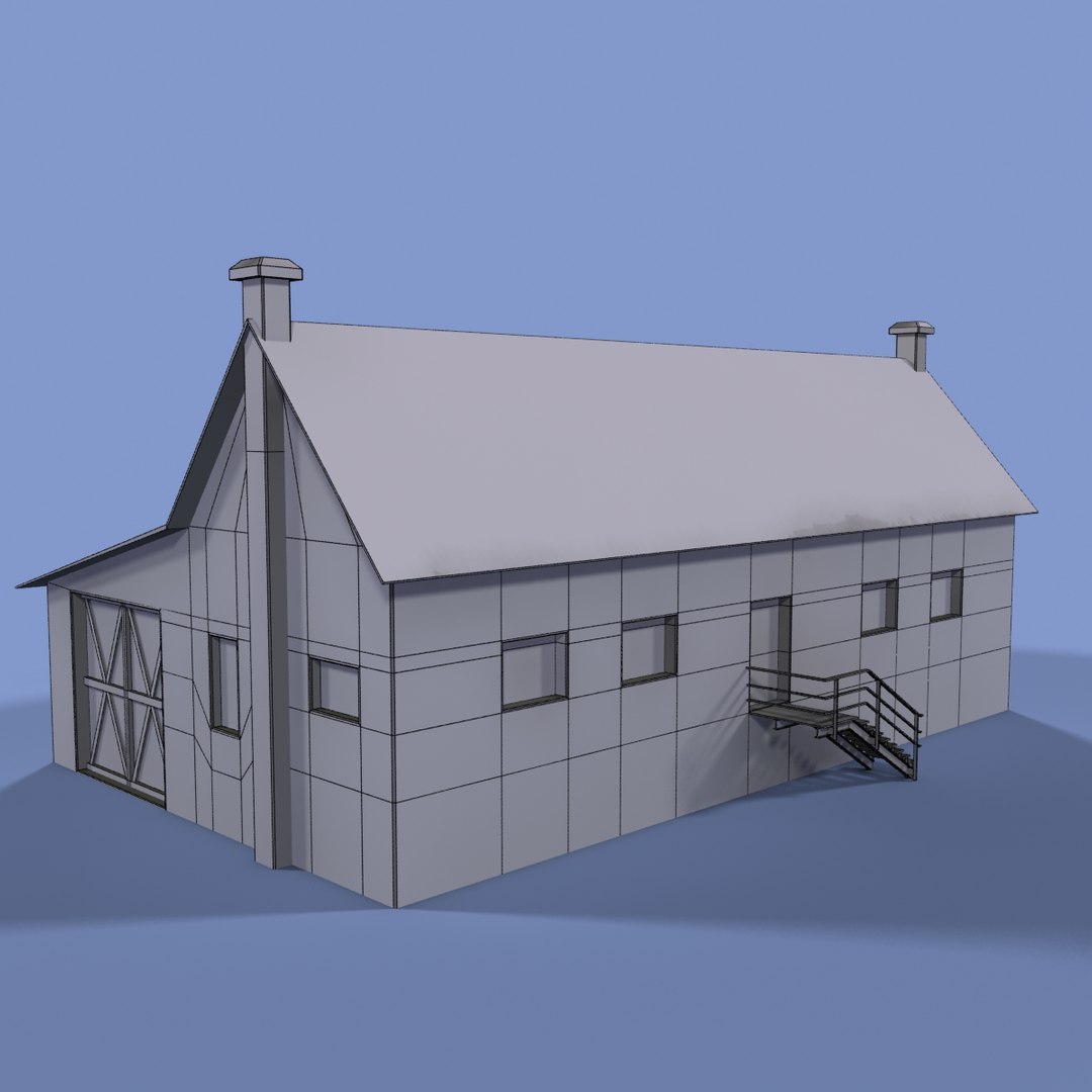 Farm House 3d Max