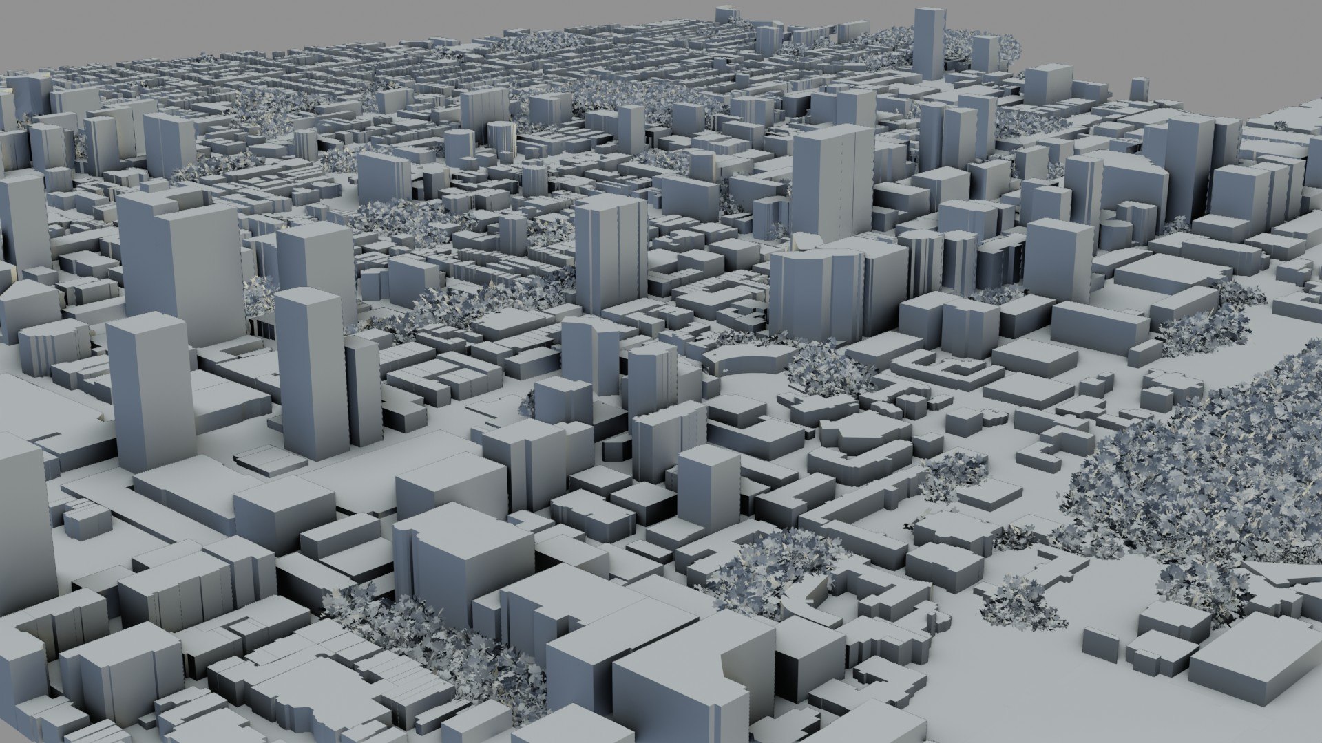 3D City Scape 3D Model Model - TurboSquid 2014803