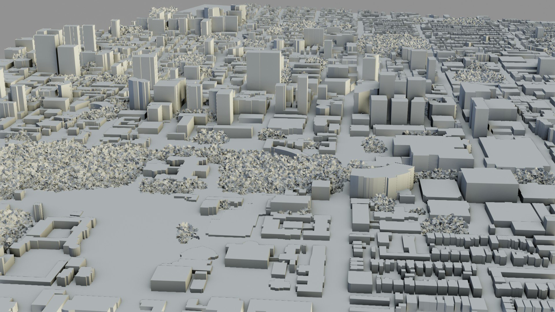 3D City Scape 3D Model Model - TurboSquid 2014803