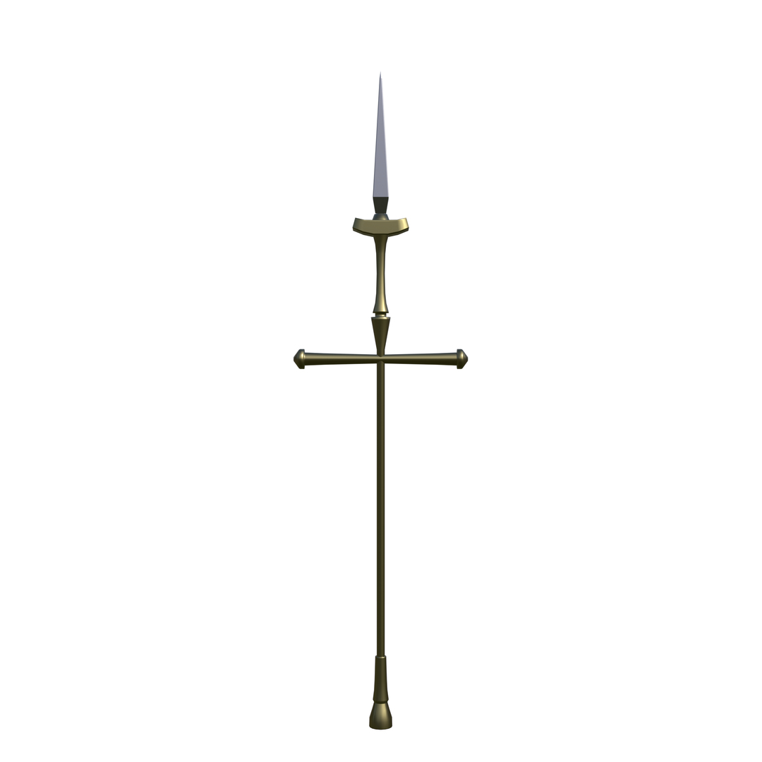 3D Cross Spear - TurboSquid 2095860