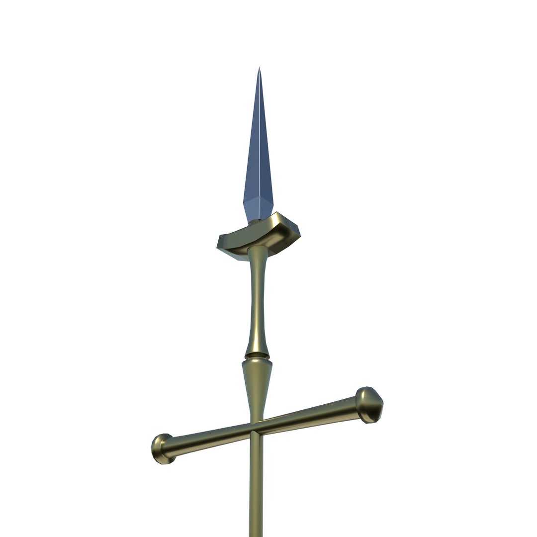 3D Cross Spear - TurboSquid 2095860