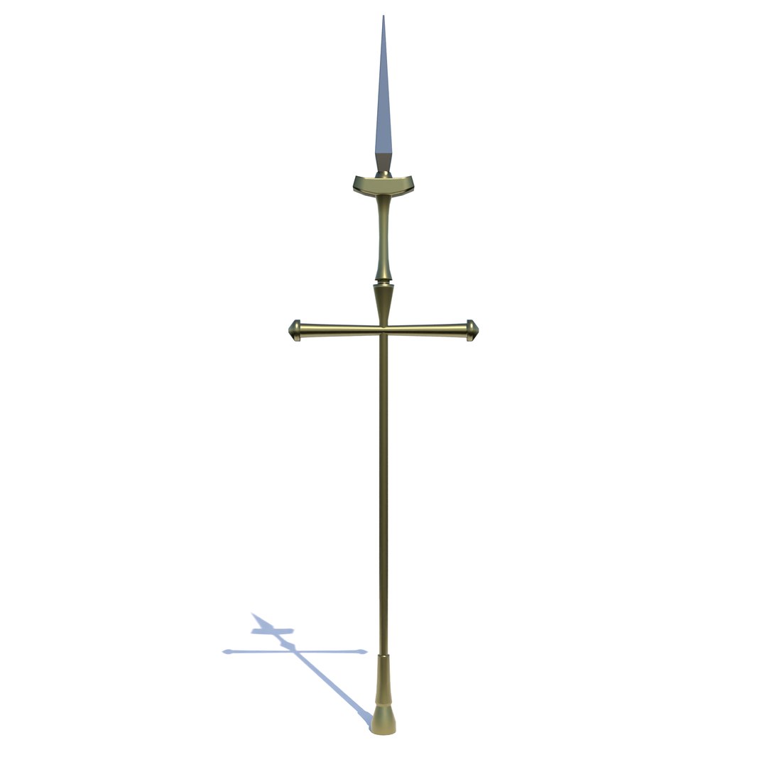 3D Cross Spear - TurboSquid 2095860