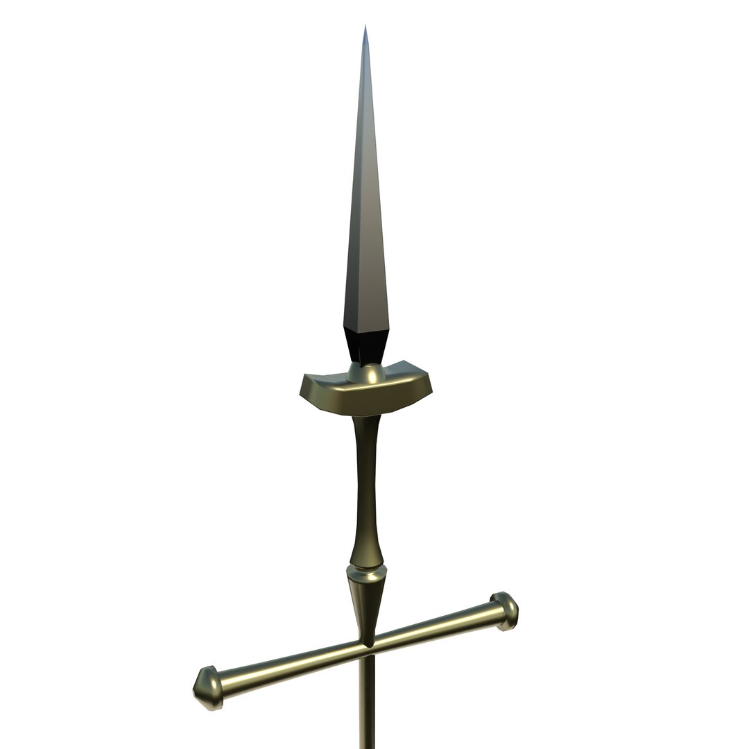 3D Cross Spear - TurboSquid 2095860