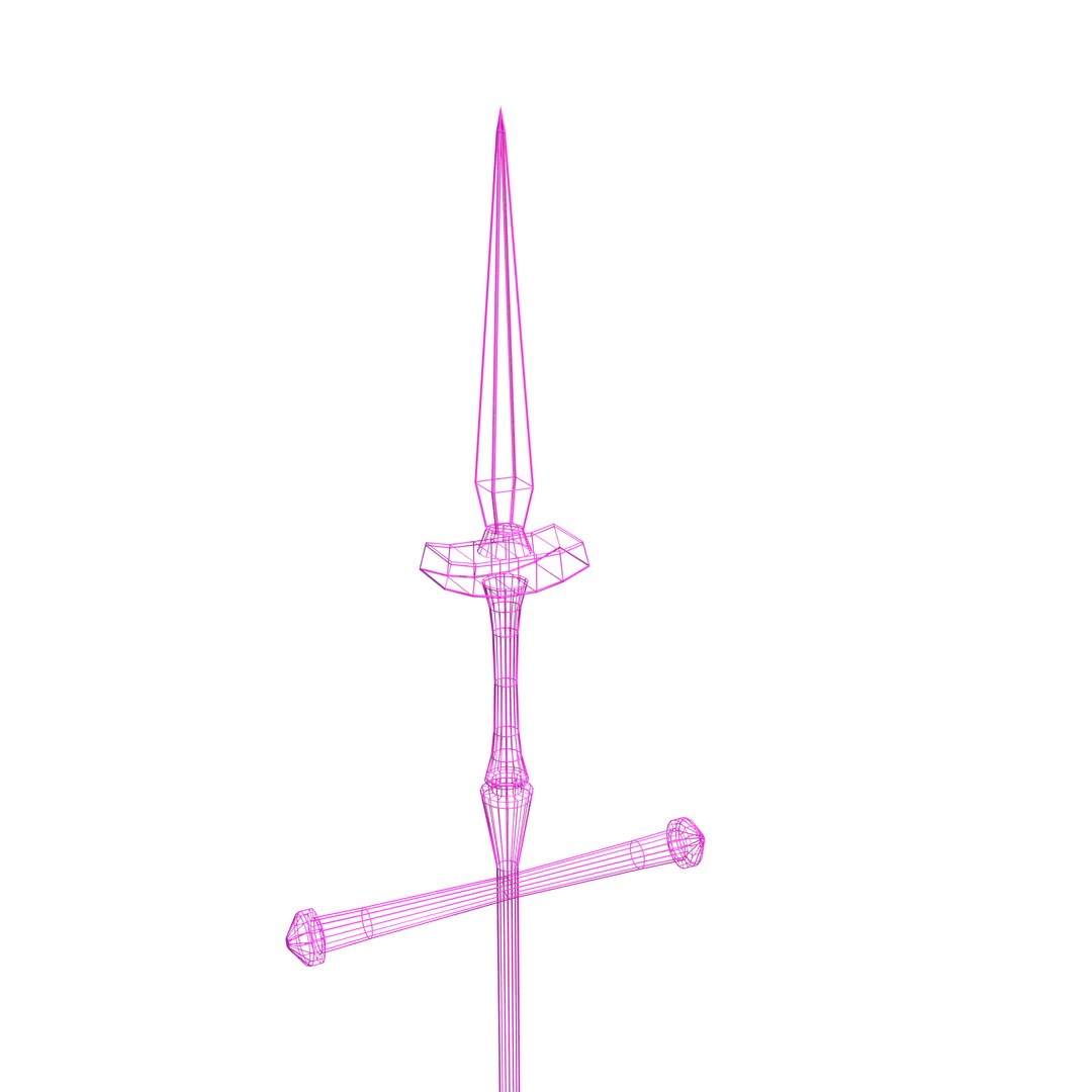 3D Cross Spear - TurboSquid 2095860