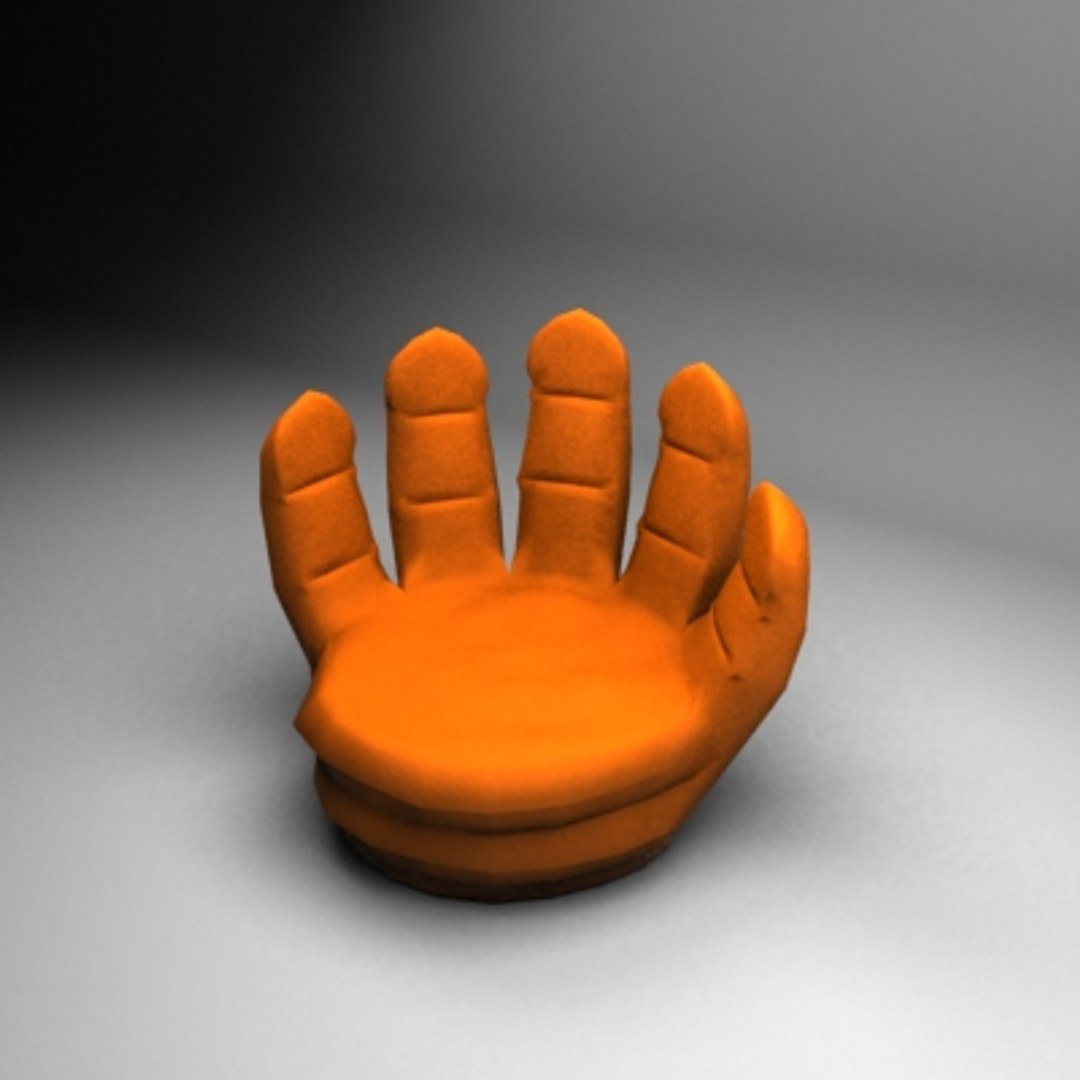 hand couch 3d max