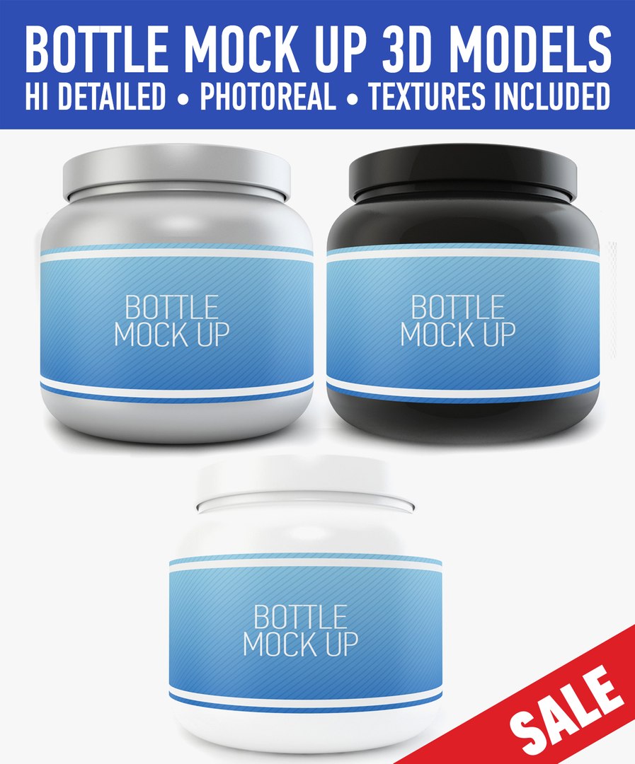 3d Model Plastic Bottle