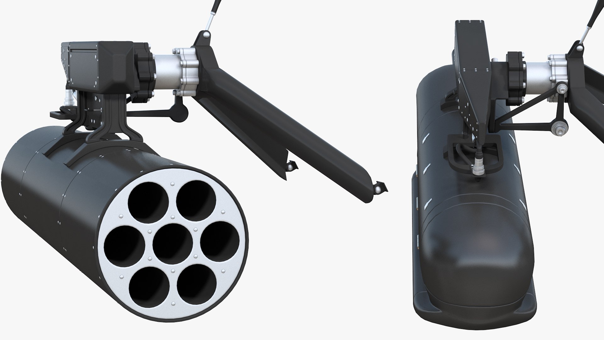 Helicopter armament subsystems 3D model - TurboSquid 1486301