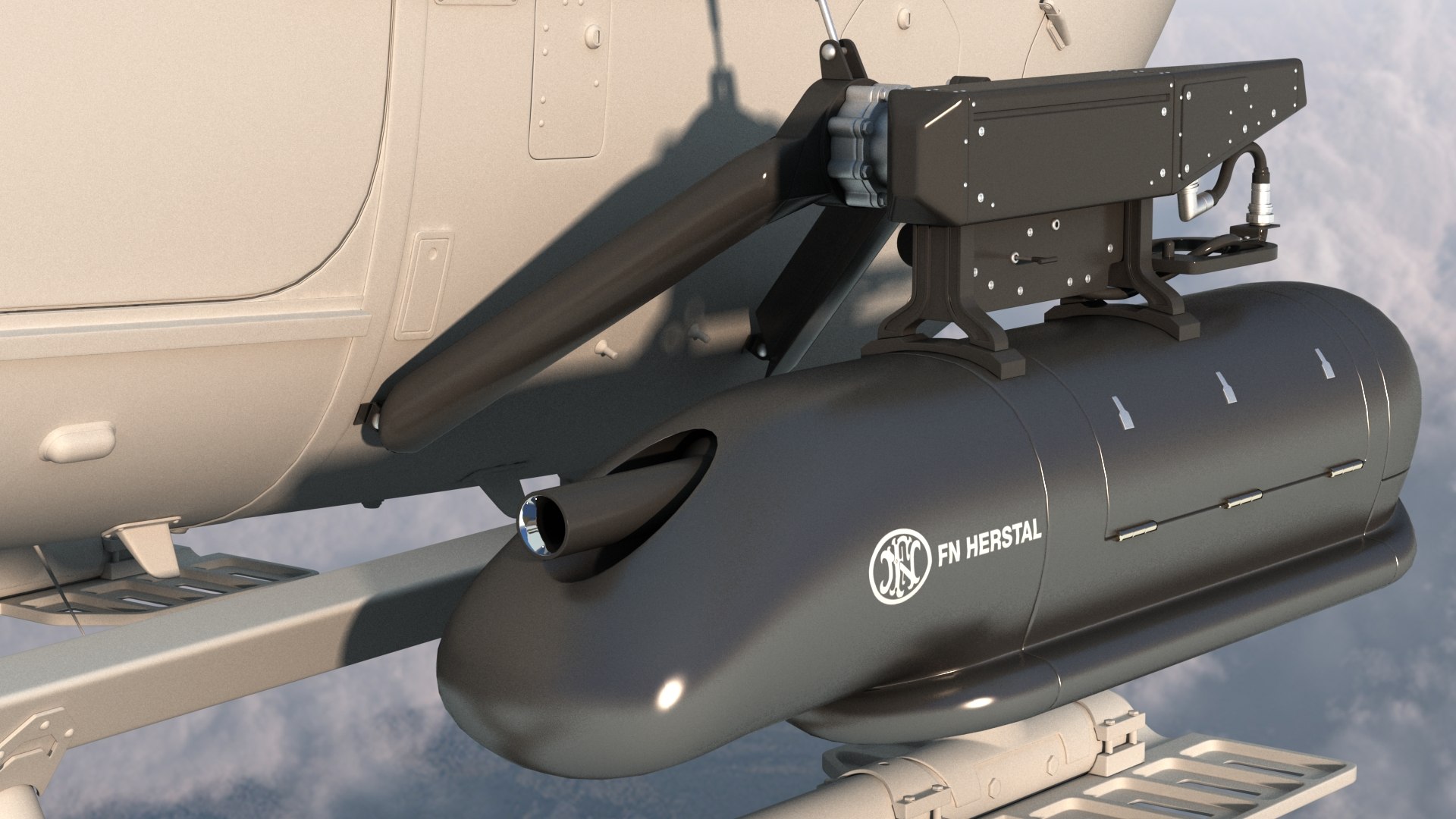 Helicopter armament subsystems 3D model - TurboSquid 1486301