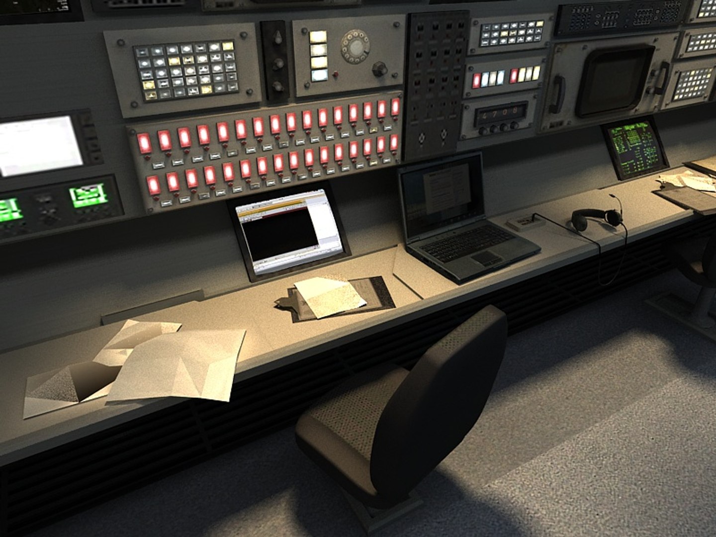 3D Command Deck Starship Model - TurboSquid 1479180