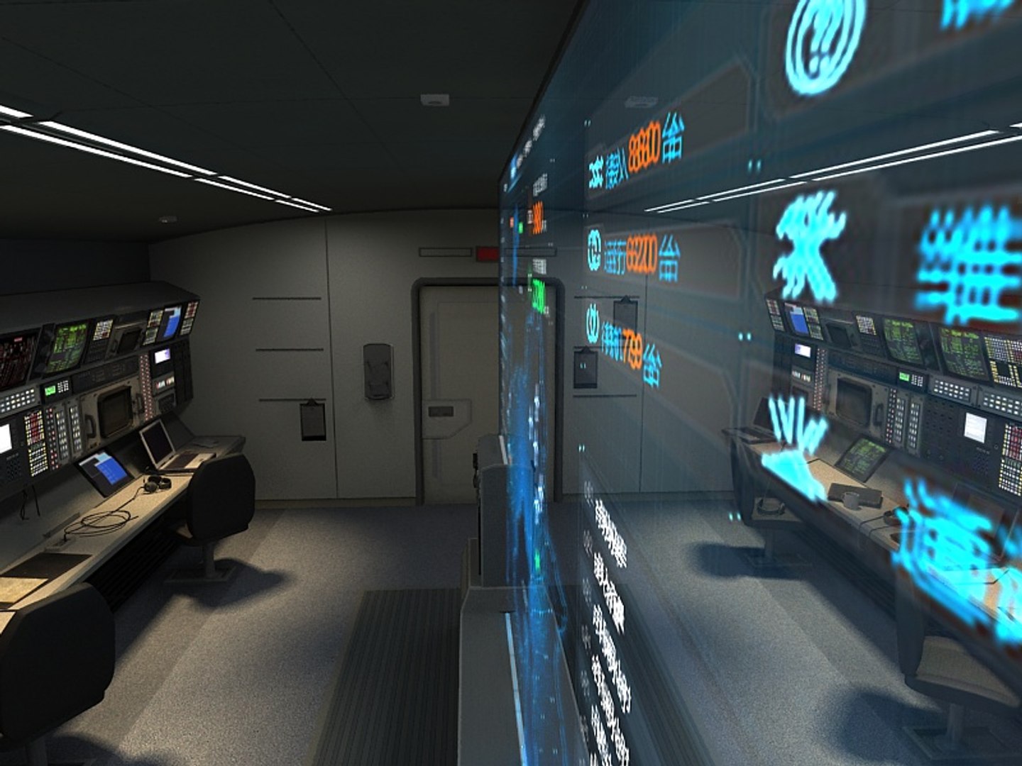 3D Command Deck Starship Model - TurboSquid 1479180