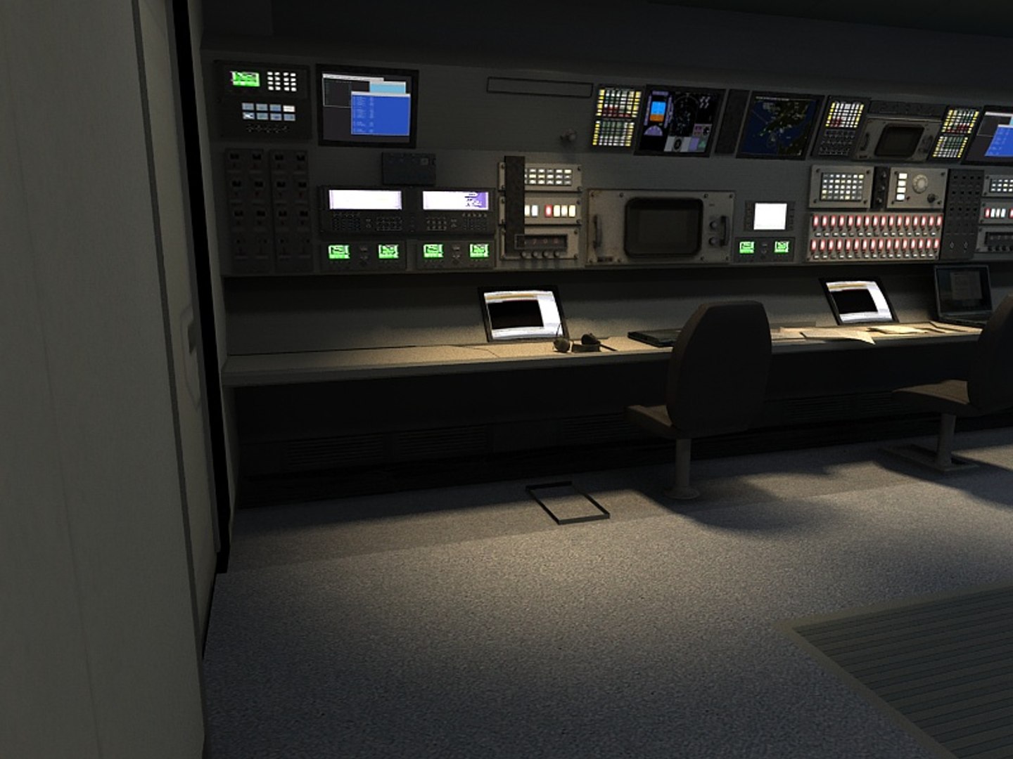 3D Command Deck Starship Model - TurboSquid 1479180