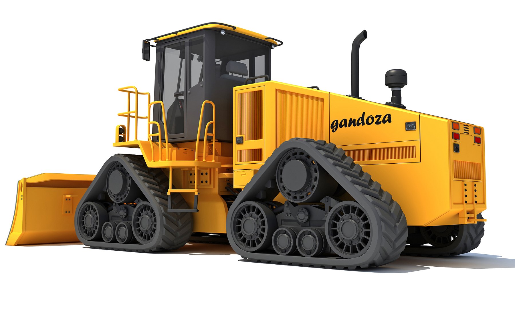 3d Bulldozer Model