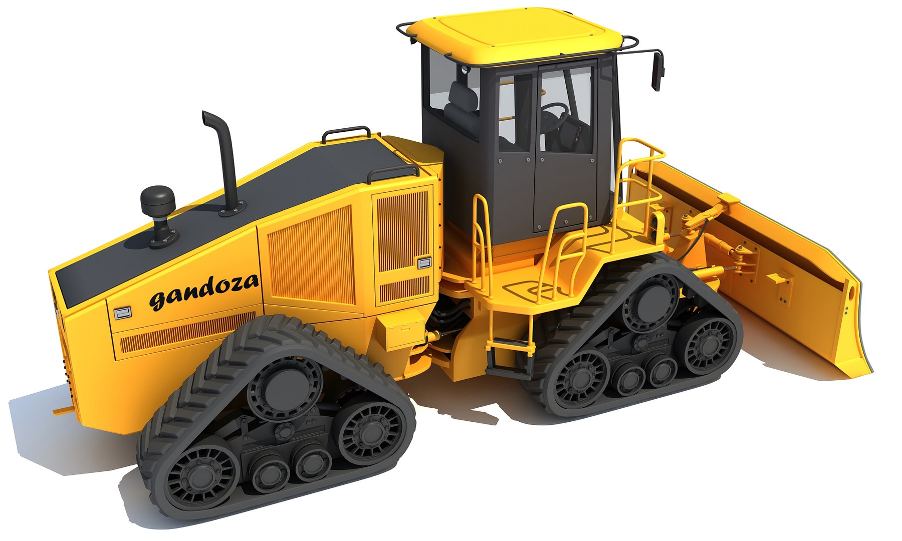 3d Bulldozer Model