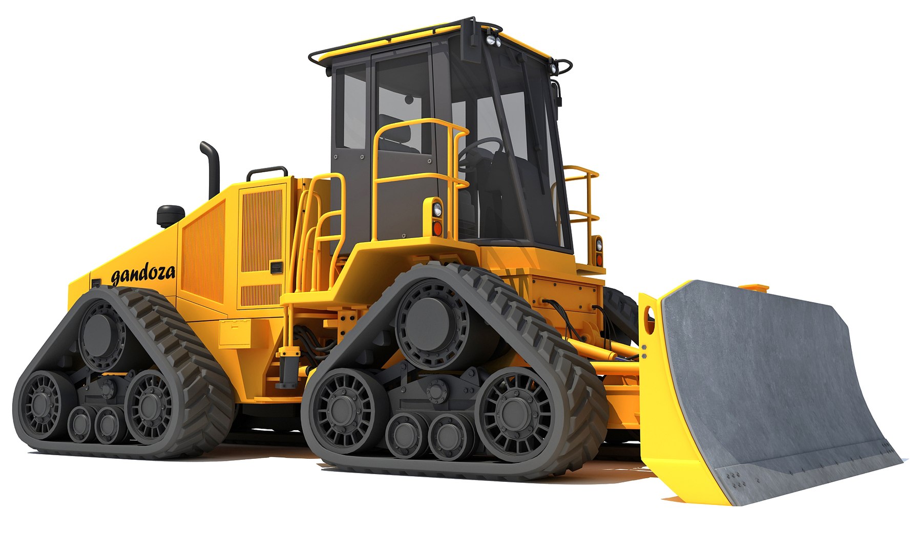3d Bulldozer Model