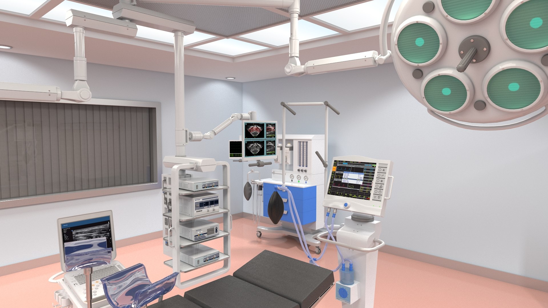 3d Model Gynecological Room