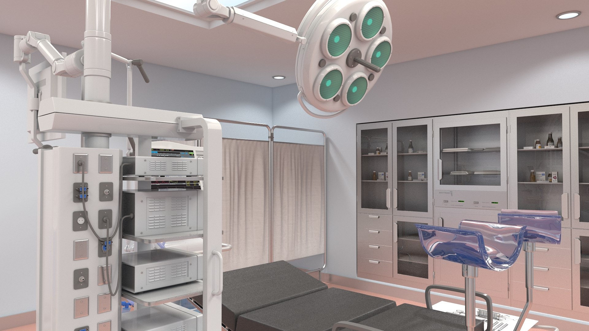 3d model gynecological room