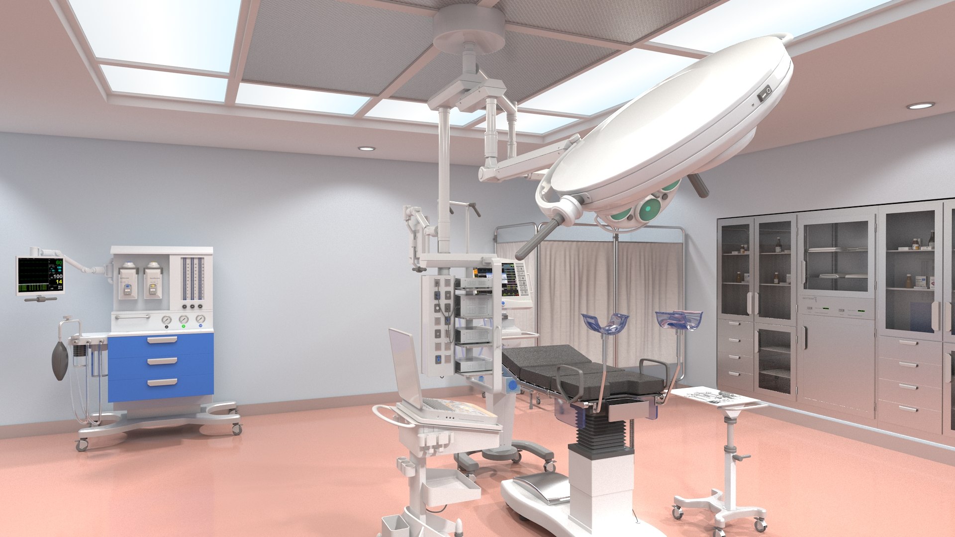 3d Model Gynecological Room