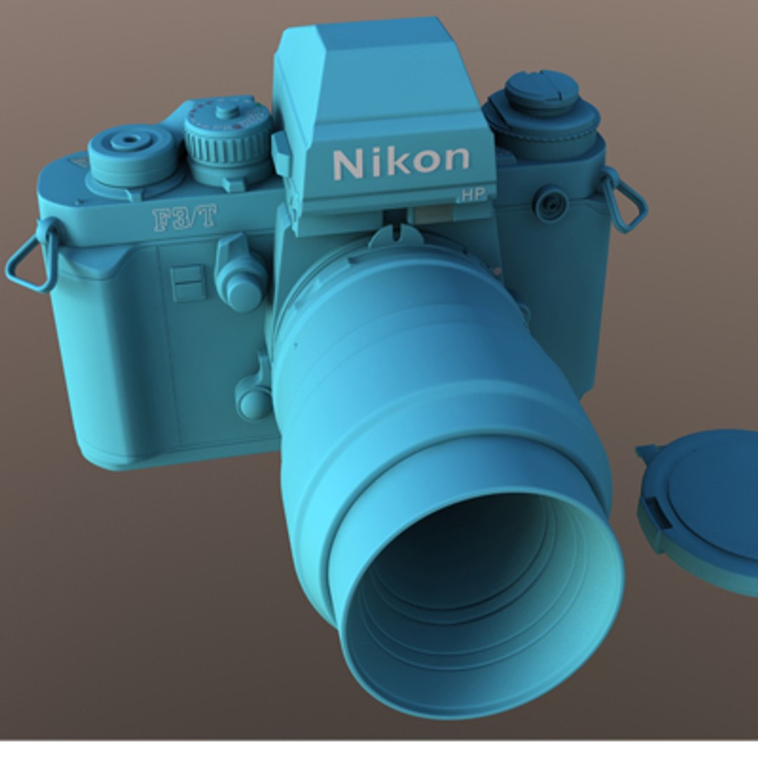 3d F3t Nikon Model