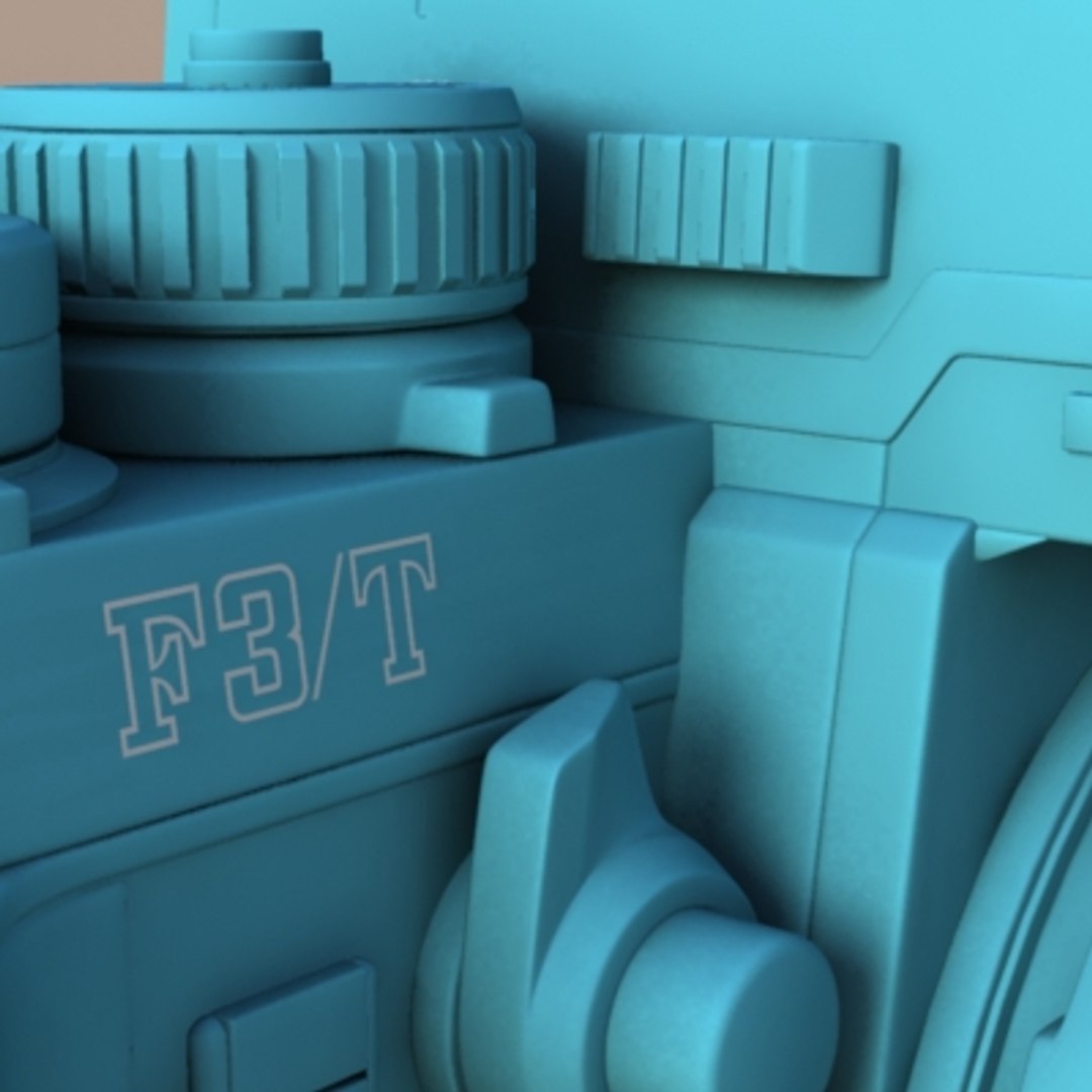 3d F3t Nikon Model