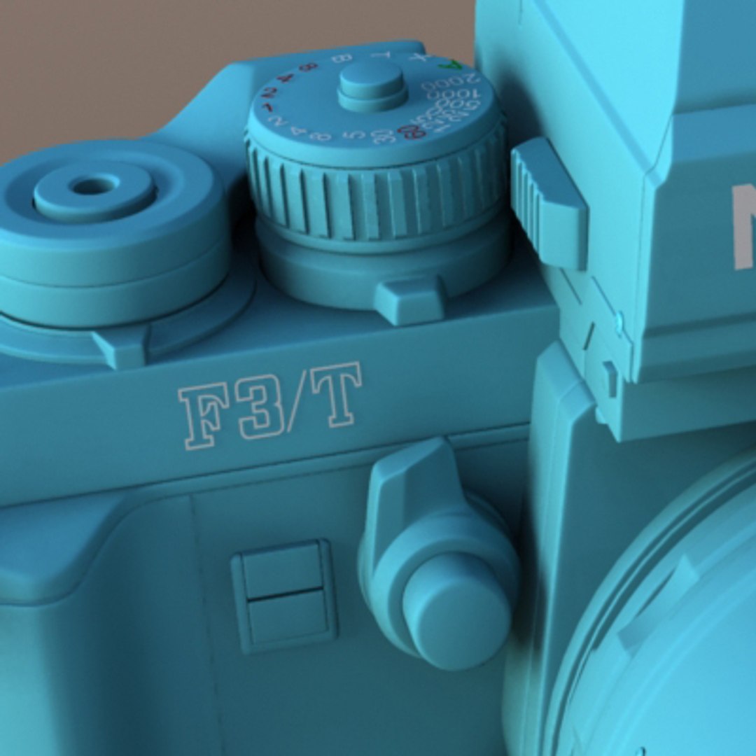 3d F3t Nikon Model