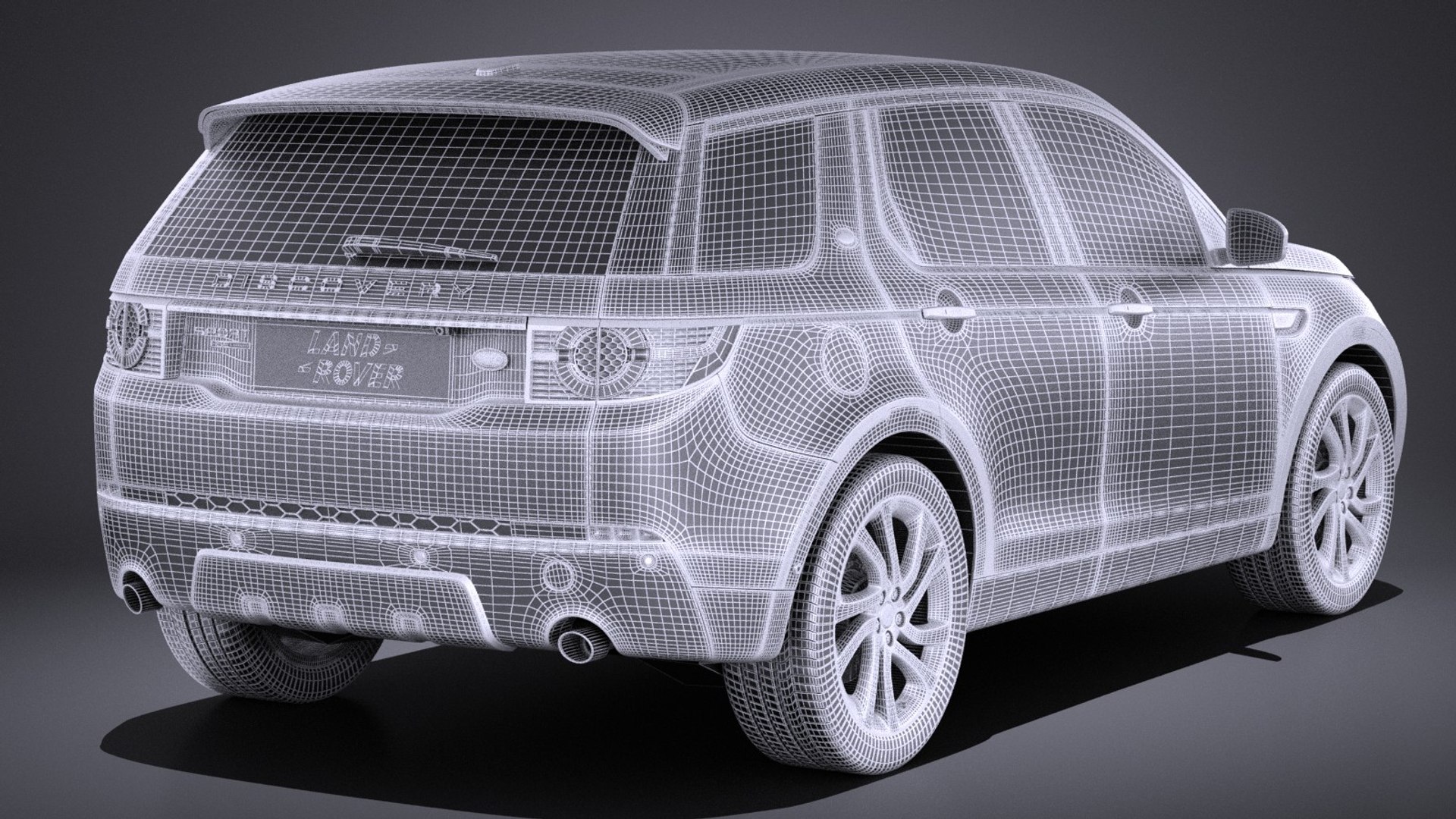 3d Model Land Rover Discovery