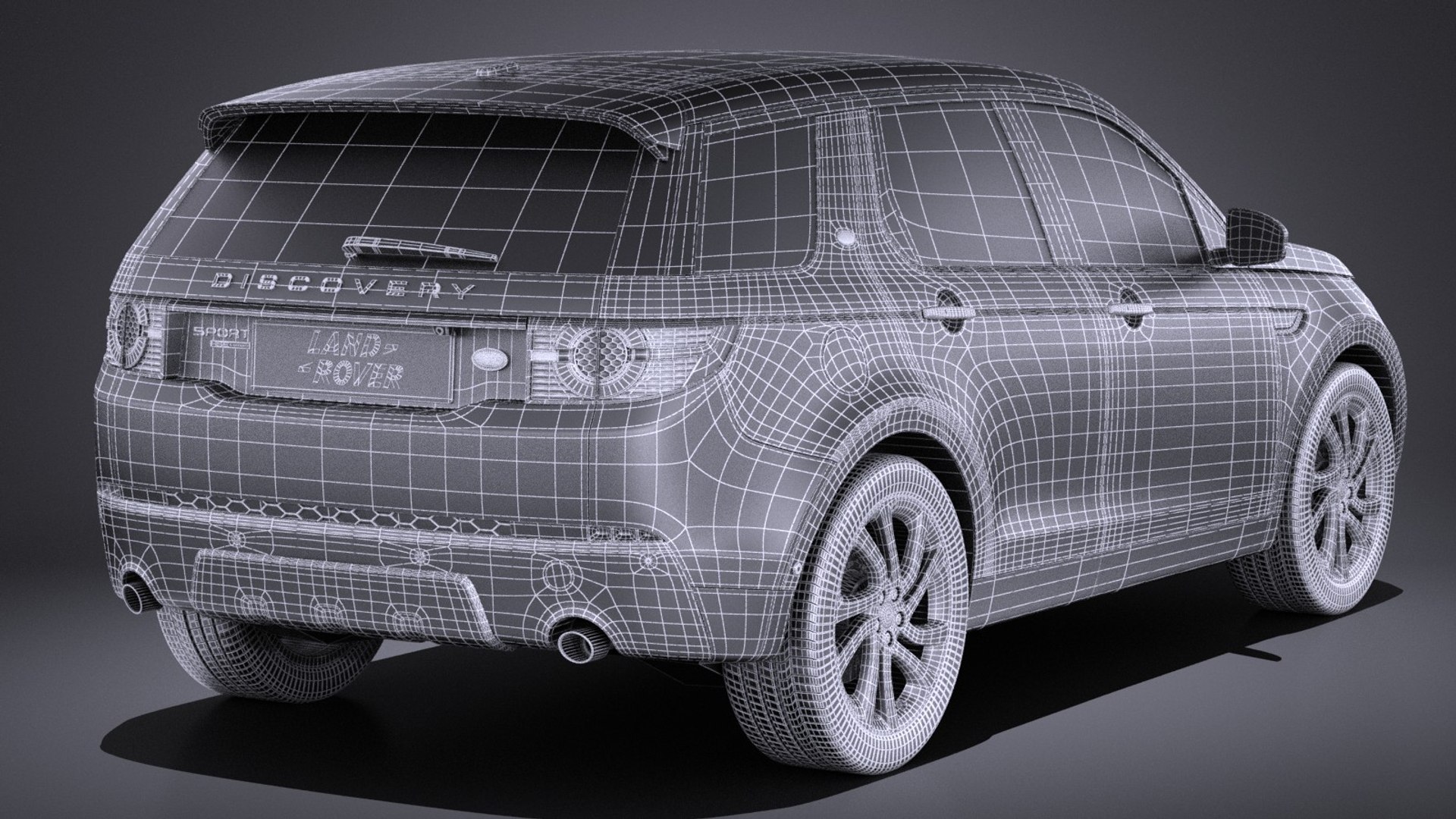3d Model Land Rover Discovery