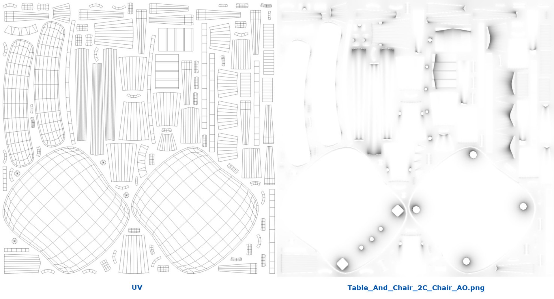 3D Table Chair 2c - TurboSquid 1381506
