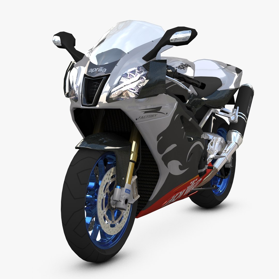Sport Bike Aprilia 3d Model