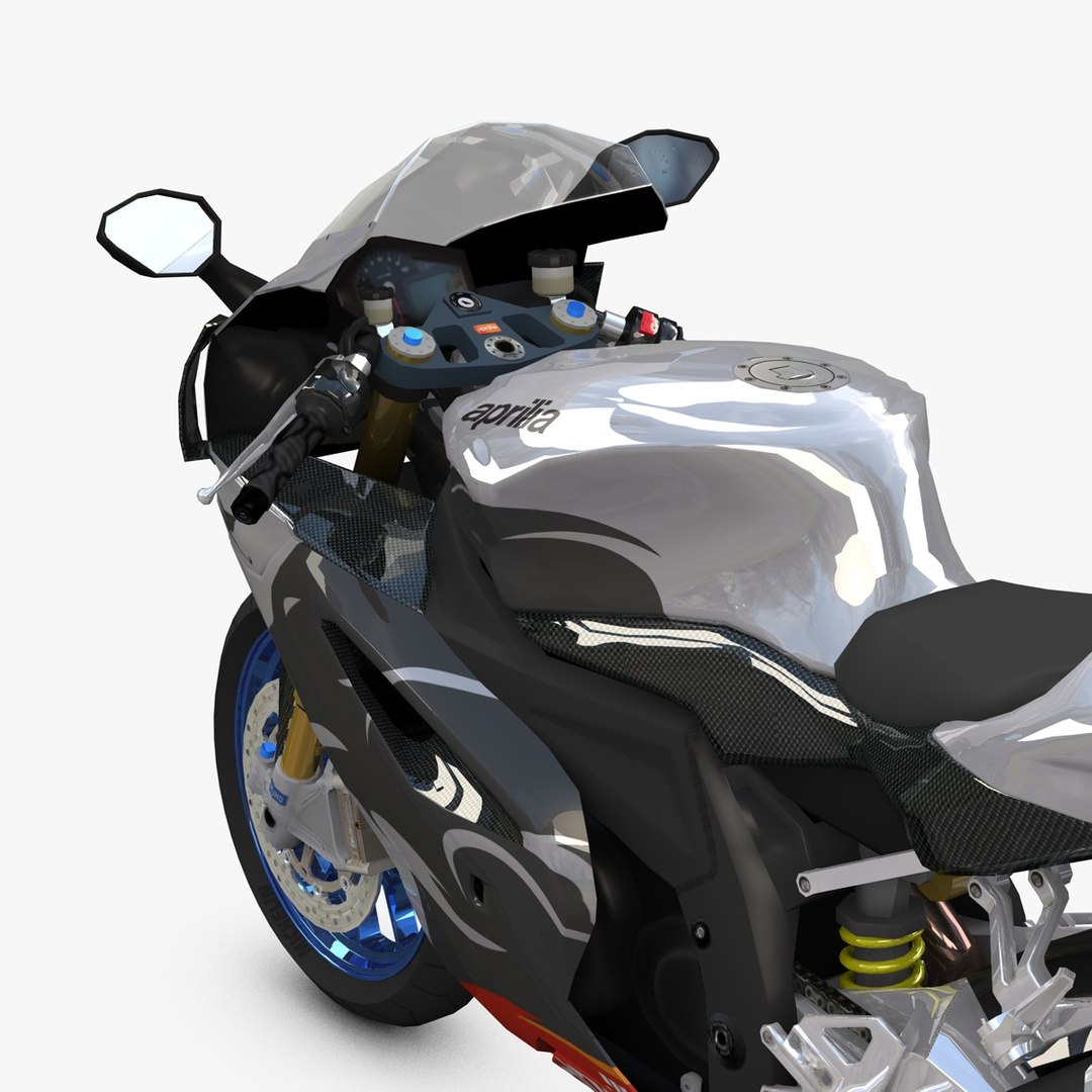 Sport Bike Aprilia 3d Model