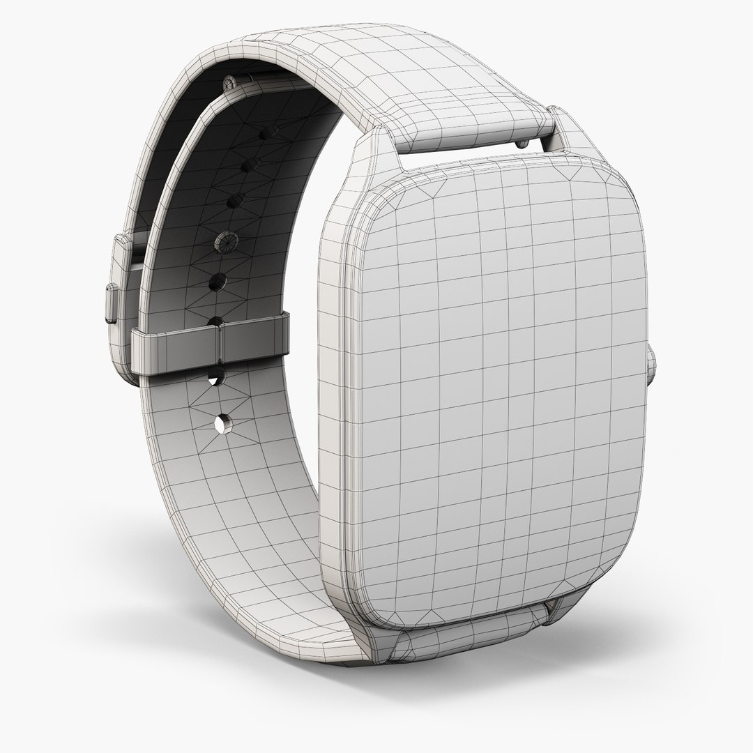 Asus Zenwatch 2 Wi501q 3d Model